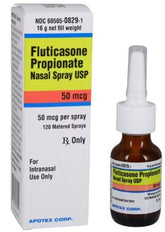 OTC (Flonase) Fluticasone Propionate Nasal Spray- (120 metered sprays ...